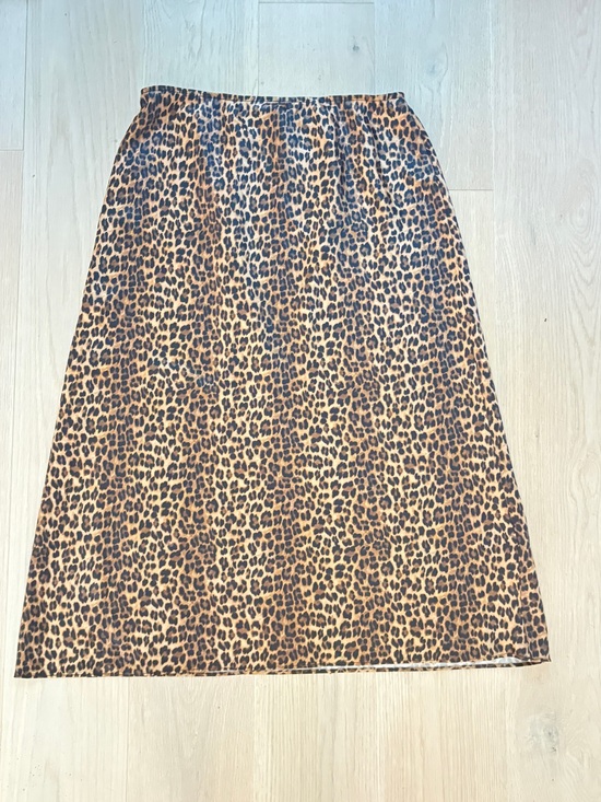 Mango | Skirts | Mango Leopard Print Midi Skirt Brown | Poshmark